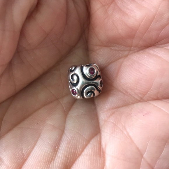 Pandora | Jewelry | Authentic Pandora Fantasy Retired Ruby Charm | Poshmark